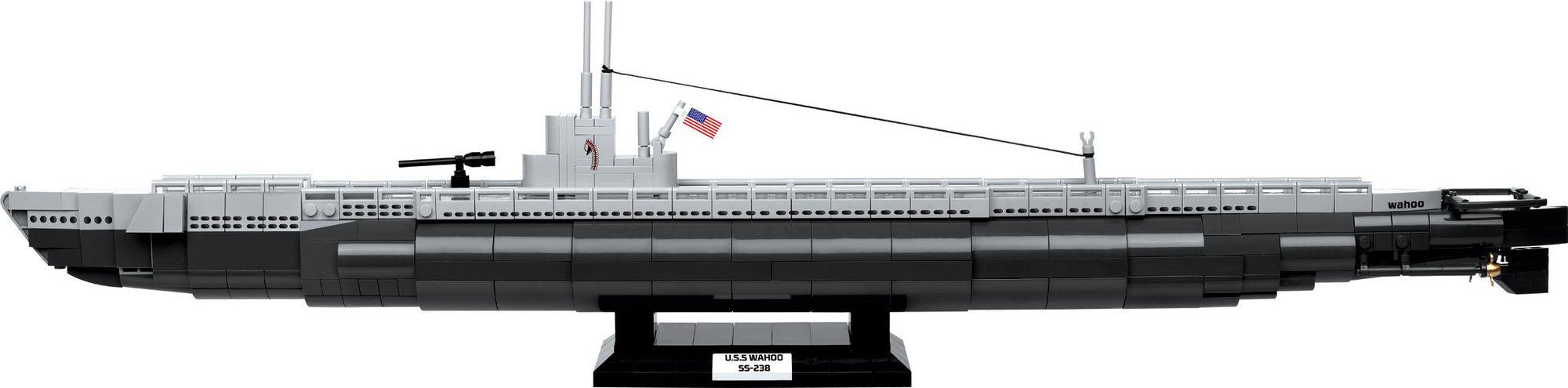Klocki Cobi statek - Gato Class Submarine-USS Wahoo SS-238 - 4806